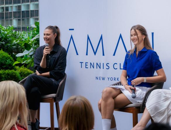 Maria Sharapova and Kristina Romanova Invite you to Aman Tennis Club ...